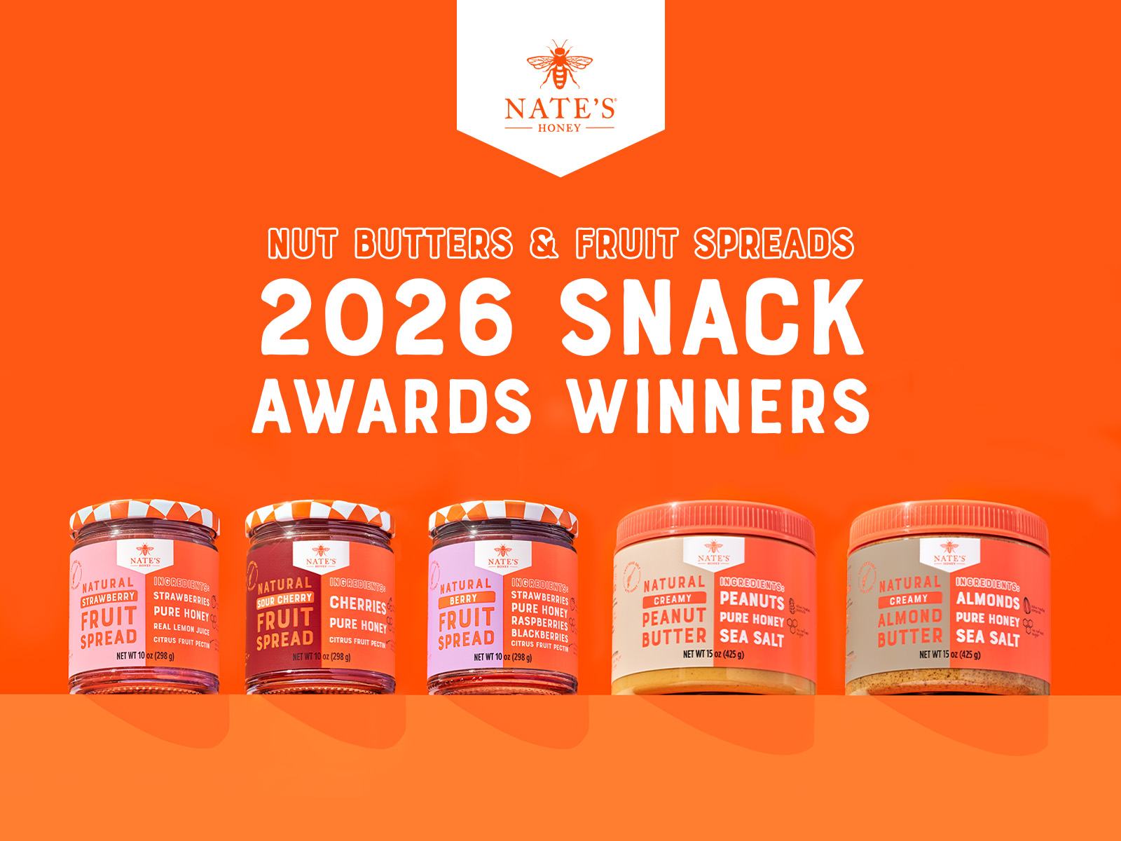 Nate’s Honey Nut Butters and Fruit Spreads Selected as a Good ...